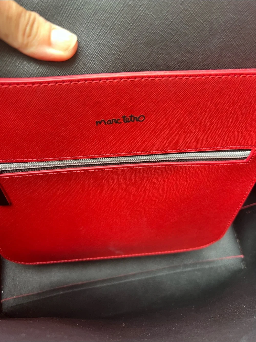 Marc Tetro | Bags | Marc Tetro Nyc Westie Shopper Tote Bag Red New York ...